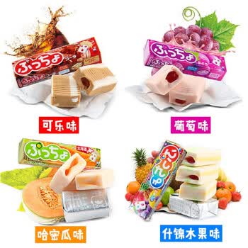悠哈rchao糖哈悠果汁软糖pchao糖味觉糖瑞超夹心软糖零食ema哈优 瑞超条装水果味50g【图片 价格 品牌 报价】-京东