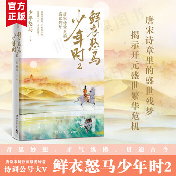 鲜衣怒马少年时2 唐宋诗章里的盛世残梦 揭示开元盛世繁华危机唐宋诗人绘画文学中古诗词鉴赏书籍书排