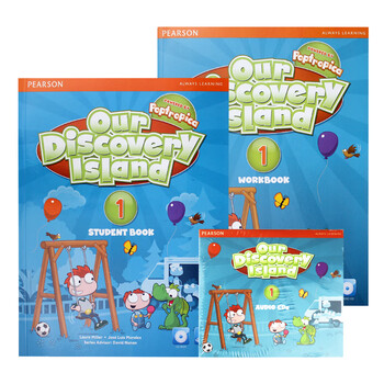 培生朗文ODI探索少儿英语our discovery island 1 学生用书/练习册 2张CD-ROM/1CD