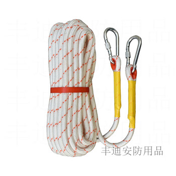 高空作业绳钢丝芯加粗逃跑救生安全绳户外登山绳尼龙绳子耐磨 16毫米100米+双钩车缝扣手套【图片 价格 品牌 报价】-京东