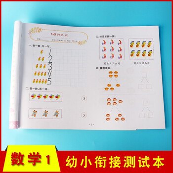 天才豆幼小衔接测试本拼音数学语言幼儿园学前语言专项练习拼音专项练习20/10/50/100以内加减法 数学1