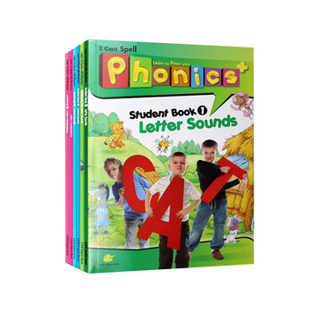 新版super Phonics+ 台湾英语自然拼读发音教材1/2/3级别 3本学生书+3本练习册
