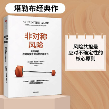 非对称风险 塔勒布 黑天鹅图书反脆弱随机漫步的傻瓜作者 罗辑思维罗振宇推荐 中信出版社图书