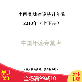 中国县城建设统计年鉴2010（上下册）