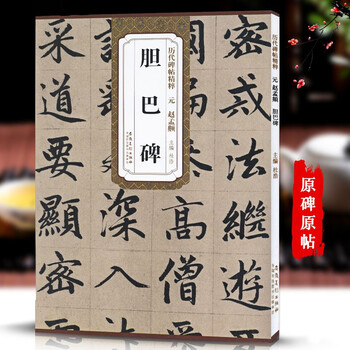 赵孟頫胆巴碑 元 历代碑帖精粹 赵体楷书书法毛笔临摹练字帖 附简体旁注 传世书法名品 安徽美术出版社
