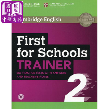 剑桥FCE考试校园版模拟题2：学生书 英文原版First for Schools Trainer 2