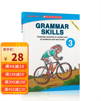英文原版正版 Scholastic Grammar Skills 3 学乐英语语法技巧练习册 附答案