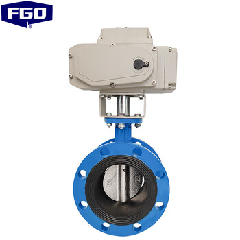 【FGOD941X-16】FGO 电动法兰蝶阀 球墨铸铁+橡胶软密封开关型 D941X-16Q DN100【行情 报价 价格 评测】-京东