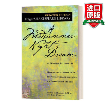 A Midsummer Night's Dream 英文原版 莎士比亚图书馆系列 仲夏夜之梦 英文版 进口英语原版书籍