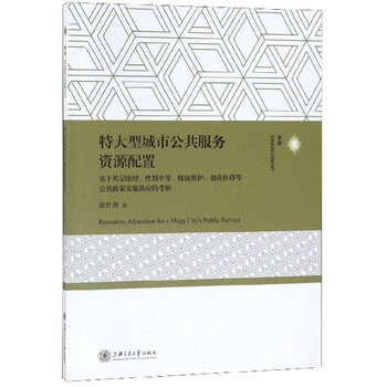 特大型城市公共服务资源配置