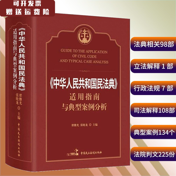 中华人民共和国民法典适用指南与典型案例分析一本通精装
