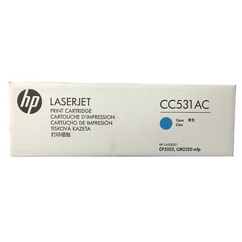 【惠普CC531AC】惠普（HP）Color LaserJet CC531AC 青色硒鼓 304A（适用HP Color LaserJet ...
