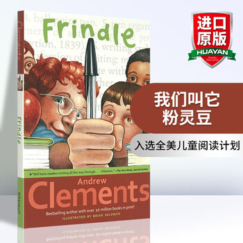 英文原版 我们叫它粉灵豆 Frindle 儿童文学读物 美国经典校园小说