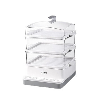 【小浣熊YEK-CF002】小浣熊 电蒸锅 家用大容量分体式多功能全能电热蒸笼煮蛋 可预约蒸锅插电早餐机 YEK-CF002 白色【行情 报价 价格 评测】-京东