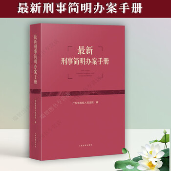 正版2021年刑事简明办案手册刑法刑事诉讼基本原则适用范围人民法院出版社