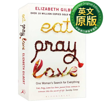 一辈子做女孩 英文原版 Eat Pray Love 电影原著小说