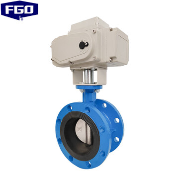 【D942X-10】FGO 电动偏心软密封蝶阀 球墨铸铁 220V开关型 D942X-10Q DN100【行情 报价 价格 评测】-京东
