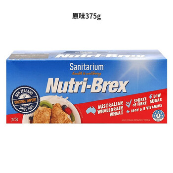 欣善怡（Sanitarium） 澳洲进口原味优粹即食麦片Nutri-Brex代餐低脂全麦压缩全麦饼干 欣善怡麦片375g【图片 价格 品牌 ...