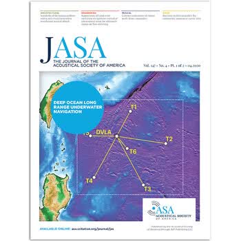 【单期可选】JASA Journal of the Acoustical Society of Am 2020年第四期A