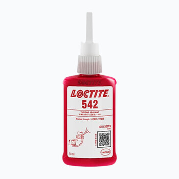 【乐泰542】乐泰/loctite 542 管螺纹密封强力胶 DVGW认可拆卸代替生料带中细尺寸金属螺纹密封胶水棕色 50ml 1支【行情 ...