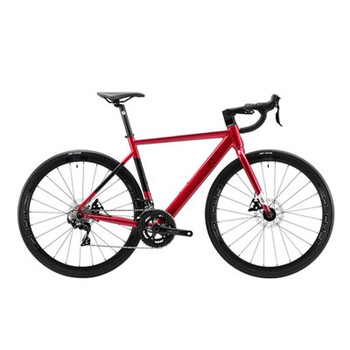 佳沃（JAVA） 公路自行车双碟刹公路车18变速弯把男女款成人单车赛车鱼雷3 Lampo-亮光红 铝合金-22速 50#身高172-181cm ...