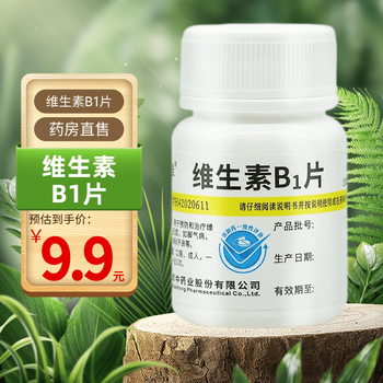 【免配送费】维福佳 维生素B1片10mg*100片 国药准字OTC 华中药业 单瓶装：【维生素B1片】一瓶【图片 价格 品牌 报价】-京东