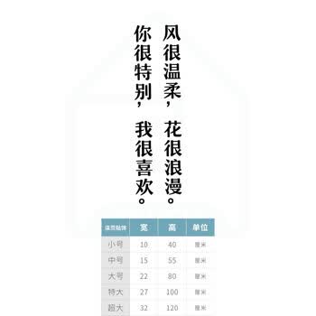 你很特别 小清新绿色墙贴纸 文艺奶茶咖啡花店门窗镜子装饰SN9984 黑色 大