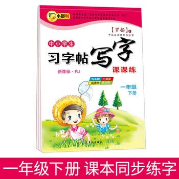 四年级小学生人教版课本同步练字帖语文上册下册钢笔硬笔楷书字帖 一年级下册