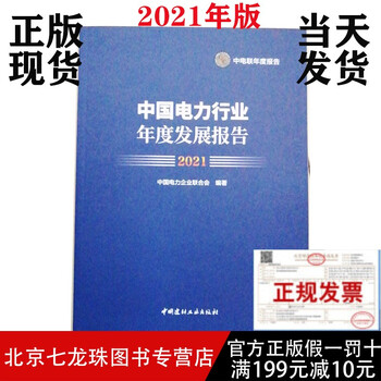 2021中国电力行业年度发展报告2021   当天发货  2021年版平装