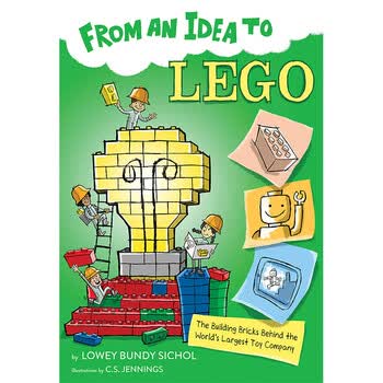 从乐高想到的点子 英文原版 From an Idea to Lego 企业品牌历史 玩具行业