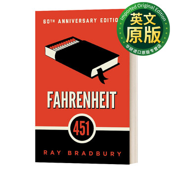 Fahrenheit 451 华氏451度 英文版 进口英语原版书籍 英文原版小说