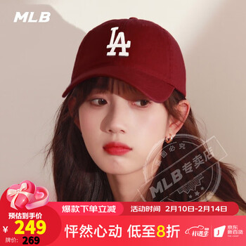 美职棒（MLB）官方 男女情侣帽子情人节礼物韩版NYLA棒球帽刺绣鸭舌帽CP66/77 洛杉矶道奇队/红色 F-帽围可调节（51-65）【图片 价格 品牌 报价】-京东