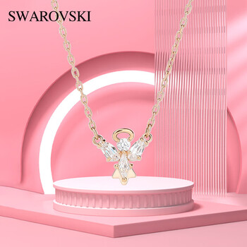 【施华洛世奇项链】SWAROVSKI施华洛世奇 小天使造型项链 情人节礼物 送女友 玫瑰金色 5498966【行情 报价 价格 评测】-京东