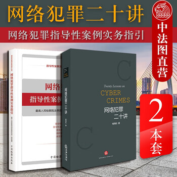包邮26省【中法图】正版 2本套 网络犯罪指导性案例实务指引+网络犯罪二十讲 中国检察 法律出版社