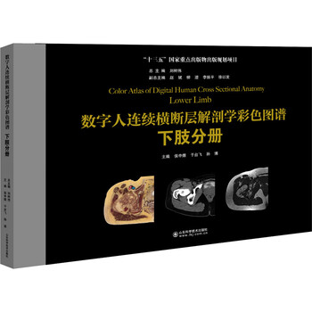 数字人连续横断层解剖学彩色图谱 下肢分册 图书