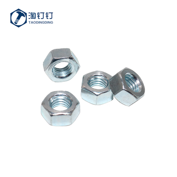 【淘钉钉GB52】淘钉钉 4级 六角螺母 蓝白锌 粗牙 GB52 200个/包 M3【60911202】 【行情 报价 价格 评测】-京东