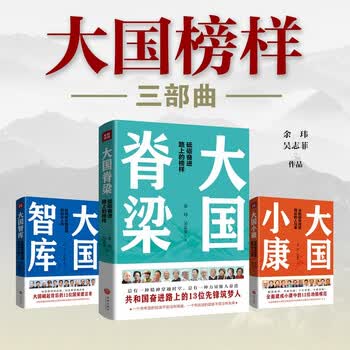 大国小康大国脊梁大国智库3本套大国榜样三部曲钱学森钟南山袁隆平人物传记合集天地出版社