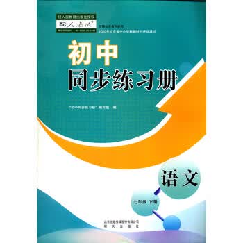 2022初中同步练习册语文七7年级下册配人教版 语文 七年级下
