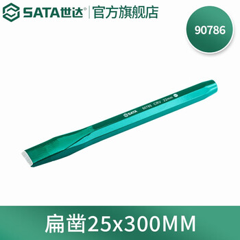 世达（SATA）扁凿木工凿合金扁凿90755-90786 90786/全长300mm【图片 价格 品牌 报价】-京东