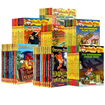 老鼠记者 1-79 进口儿童章节桥梁书 79册 Geronimo Stilton 英文原版 全彩插图漫画探险小说 7-12岁 青少年文学读物 . 梦想童趣城