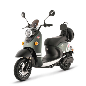 绿源电动车 电动摩托车代步车时尚高端小龟王60V动力款 网点自提 MH5 电轻72V雀羽绿（前碟后陶贝壳尾箱）【图片 价格 品牌 报价】-京东