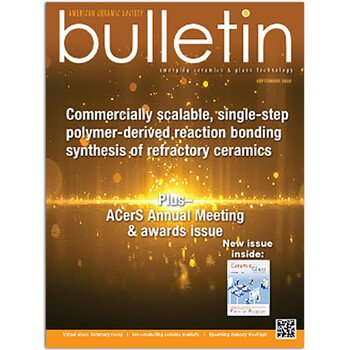 【单期可选】American Ceramic Society Bulletin 美国陶瓷学技术材料杂 2020年9月刊