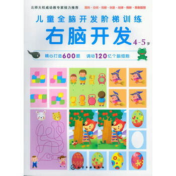 儿童全脑开发阶梯训练 4-5岁 右脑开发