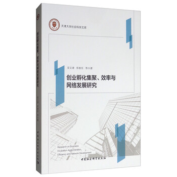 创业孵化集聚、效率与网络发展研究