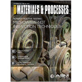 【单期可选】Advanced Materials&Processes 美国工程高级材料与工艺杂志 2 2020年9月刊