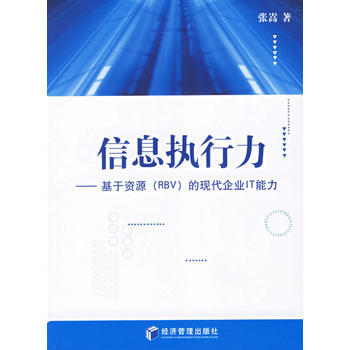 信息执行力 张嵩 9787802075955 经济管理出版社