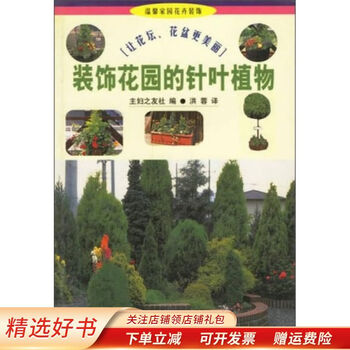 装饰花园的针叶植物让花坛、花盆更美丽