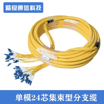 4812芯24芯束状尾纤SC转LCFCST多芯单模集束光缆光纤跳线尾缆 定做24芯单模集束分支缆跳 3m【图片 价格 品牌 报价】-京东