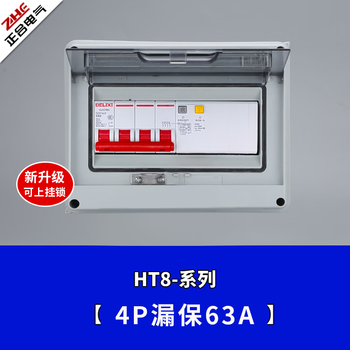 pz30明装新能源汽车充电桩配电箱带锁保护塑料空开回路电表防水盒 回路盒HT-8【漏保63A-4P】三相【图片 价格 品牌 报价】-京东