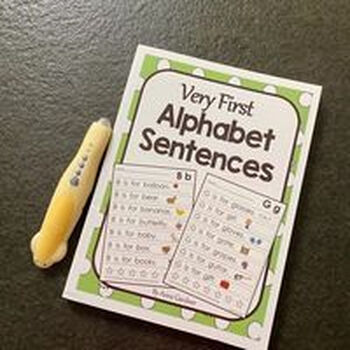 Very first alphabet sentences 加州指读练习册 链接仅书不带笔 Very first alphabet sente